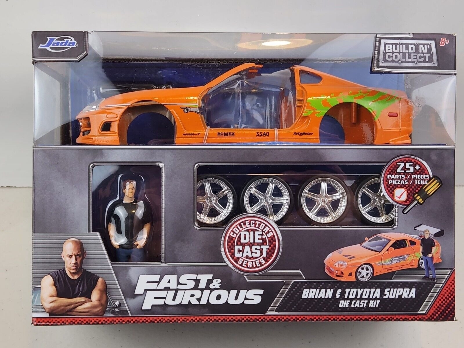 JADA FAST &FURIOUS BRIAN TOYOTA SUPRA DIE CAST KIT | Lucas Hobby Store