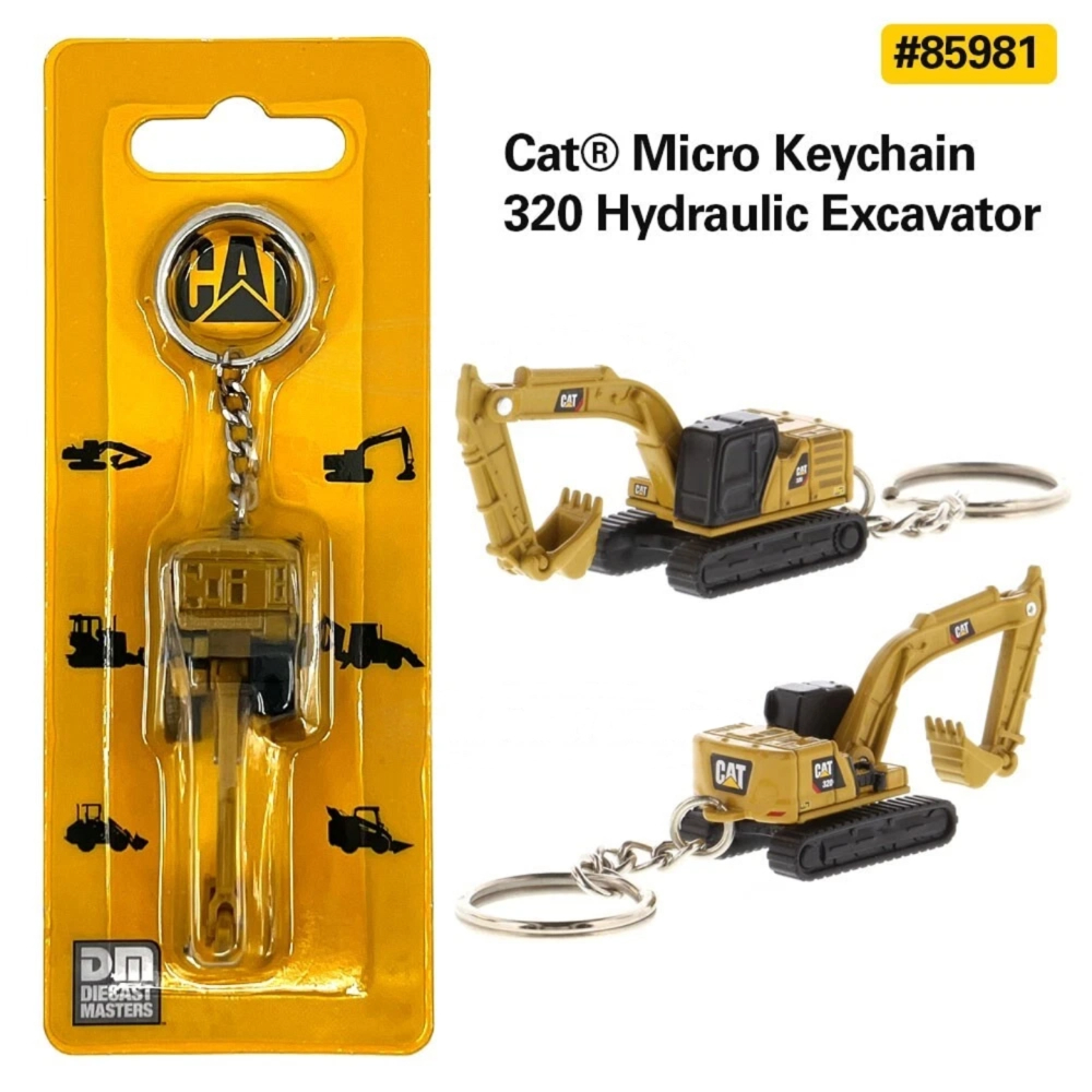 DIECAST MASTERS Llavero Caterpillar 320 Hydraulic Excavator Key Ring ...