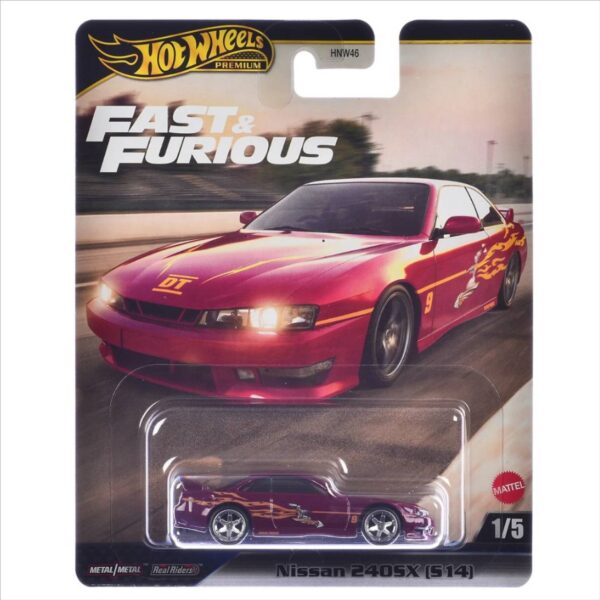 Hot Wheels Nissan 240SX (S14) RD (Right Hand Drive) Maroon with ...