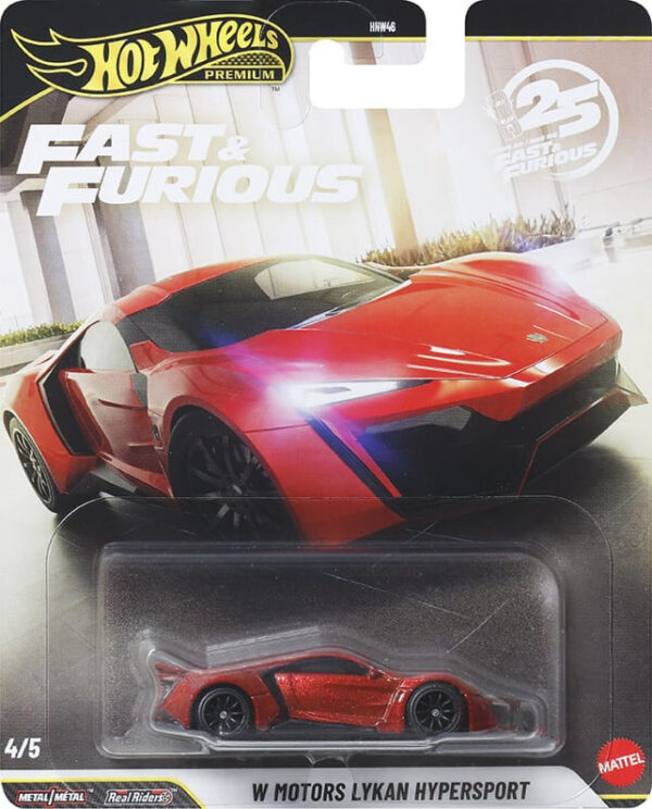 Hot Wheels lykan hypersport Fast & Furious 25Th Anniversary Premium ...